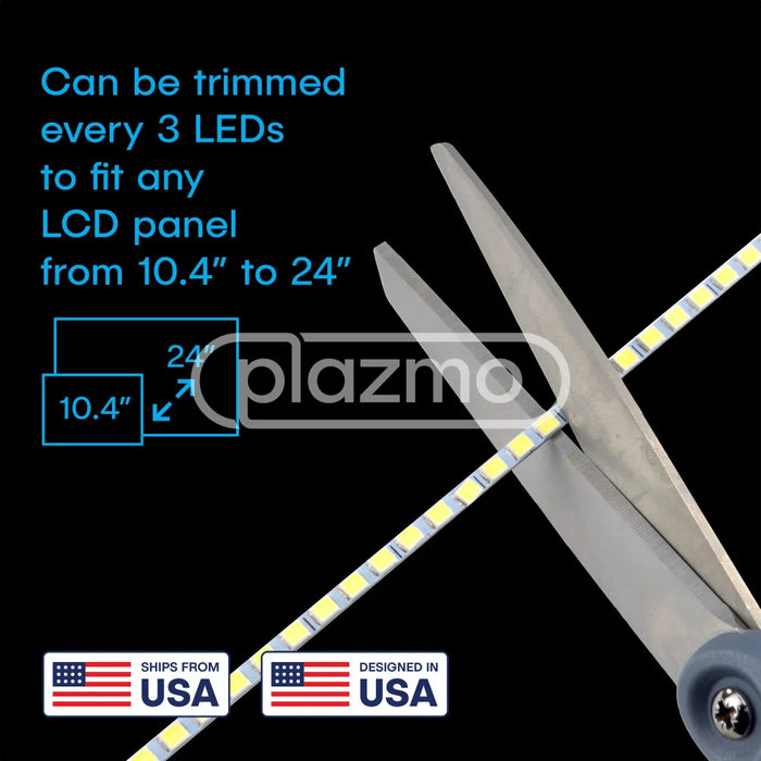 Universal Ultra-Bright LED Backlight Kit for 15’ to 24’LCD Panel ...